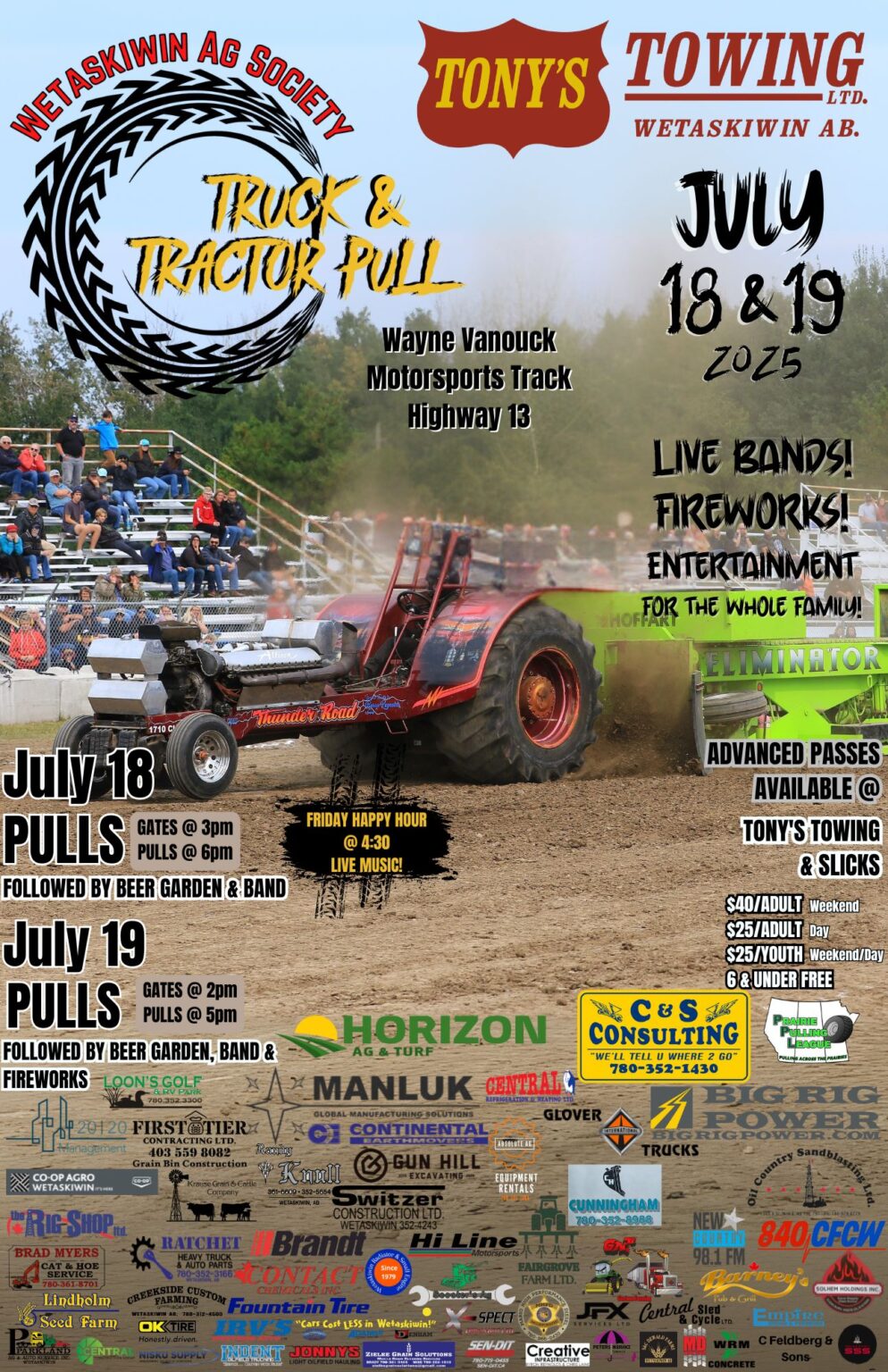 Wetaskiwin Ag Society 2025 Truck & Tractor Pull – Wetaskiwin ...